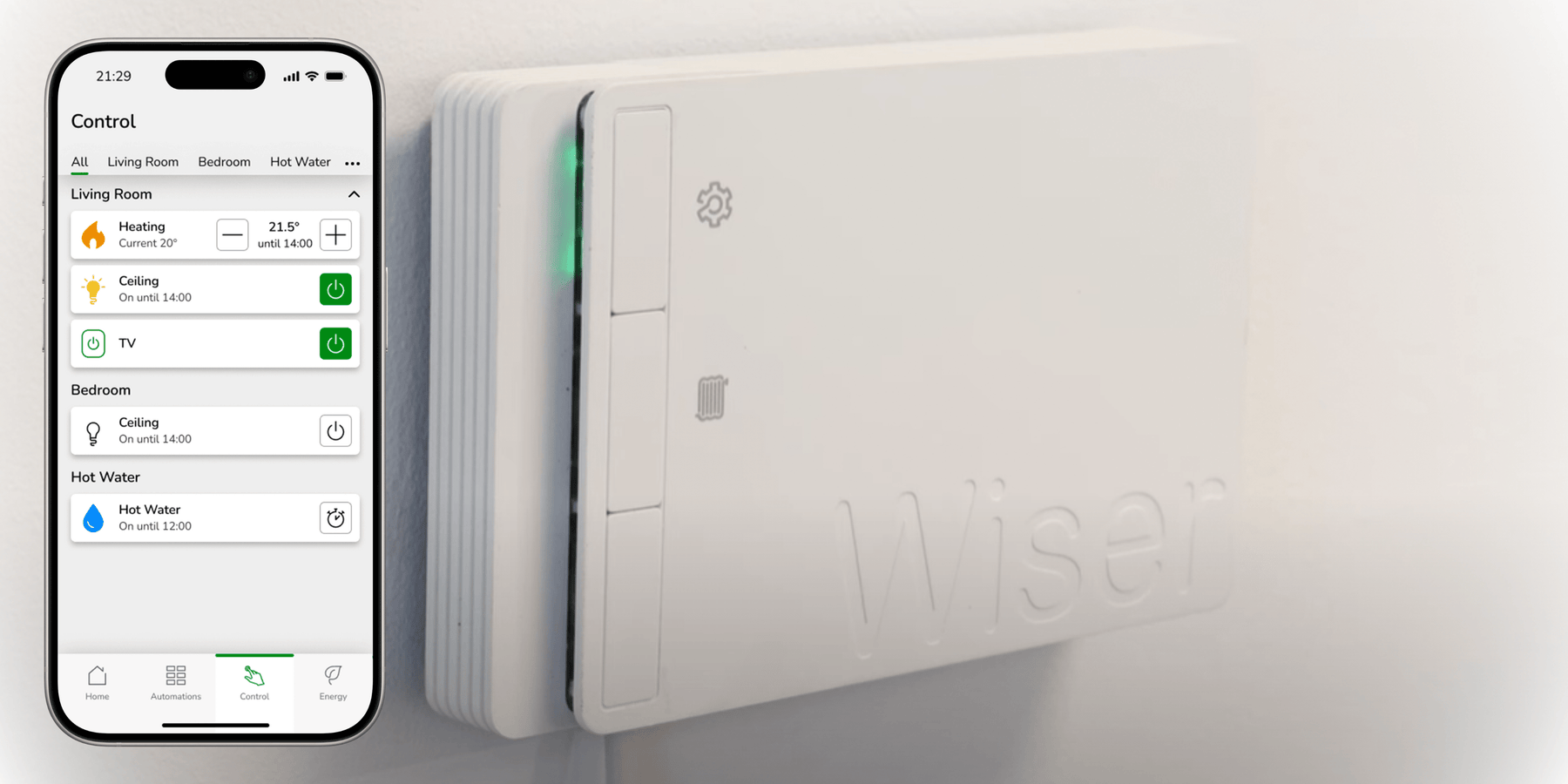 1 Channel HubR | Smart Home Hubs | 2nd Generation | Wiser